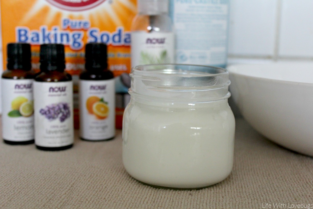 DIY Natural Soft Scrub Cream Cleanser - Life With Lovebugs